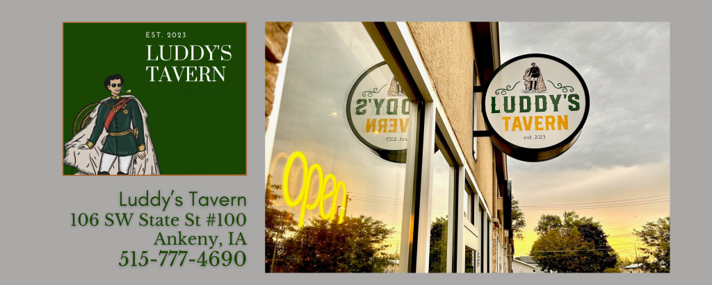 Luddy’s Tavern Is Now Open in Ankeny, Iowa - Denny Elwell Company